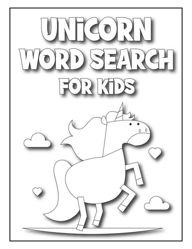 Unicorn Word Search for Kids - ireadlibrary.com